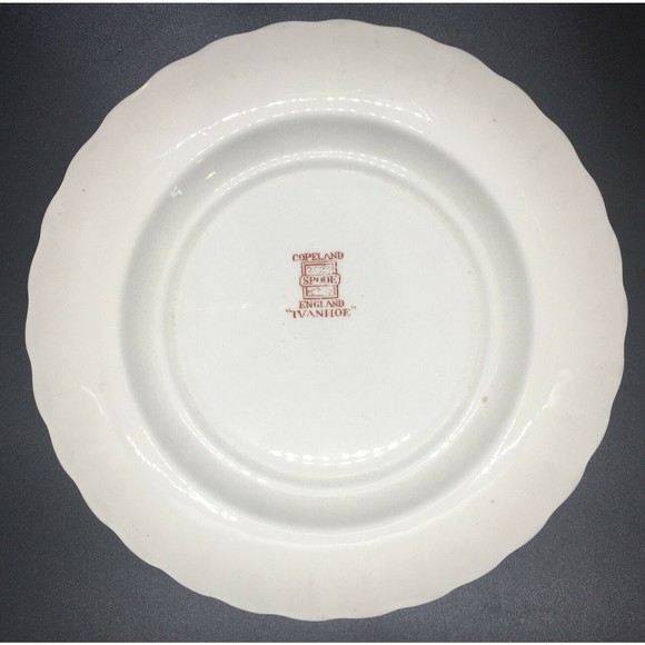Spode | Dining | Spode Ivanhoe Salad Plates Copeland England Rust Set ...